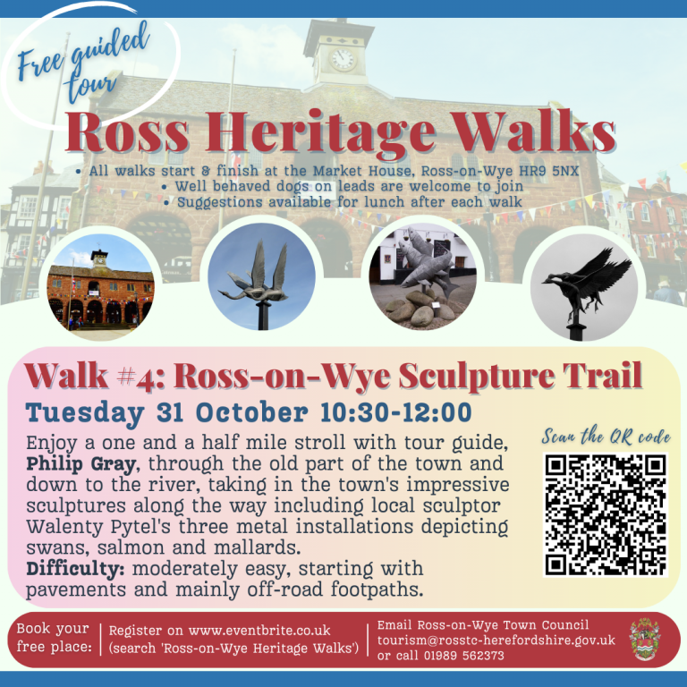 Ross-on-Wye Sculpture Trail - guided walk - Visit Ross On Wye